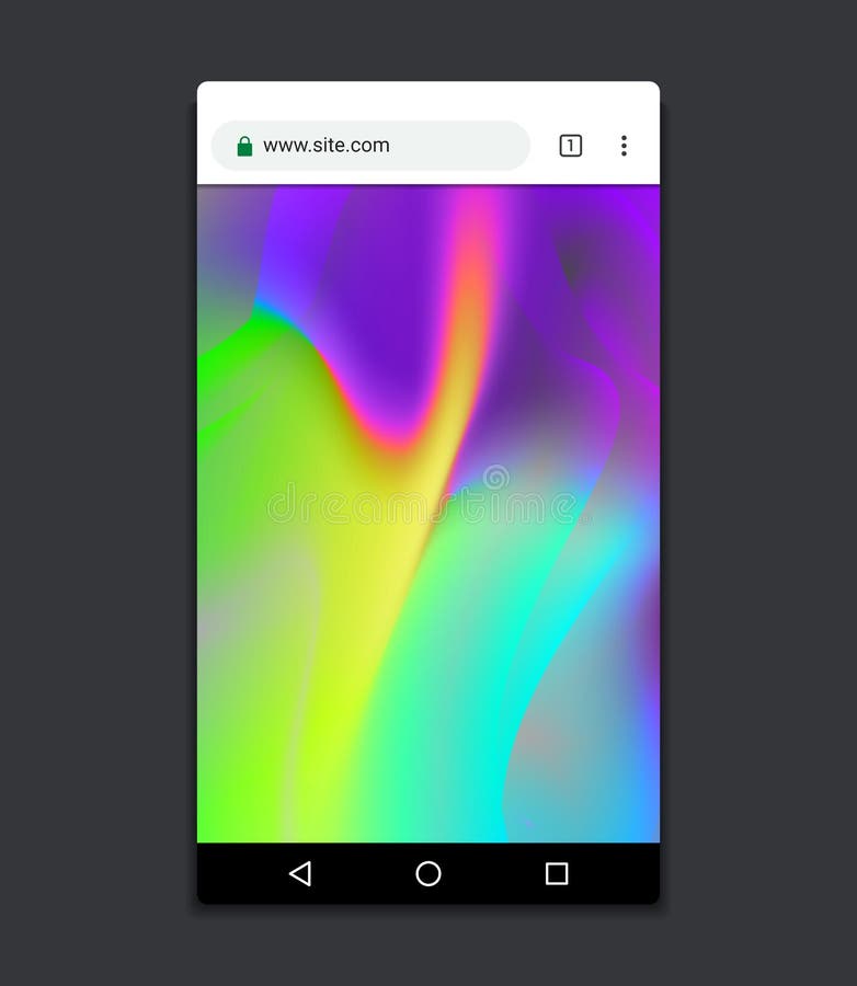 Modern Web Browser Window Design. Web Window Isolated Screen Mockup. Internet Empty Page Concept ...
