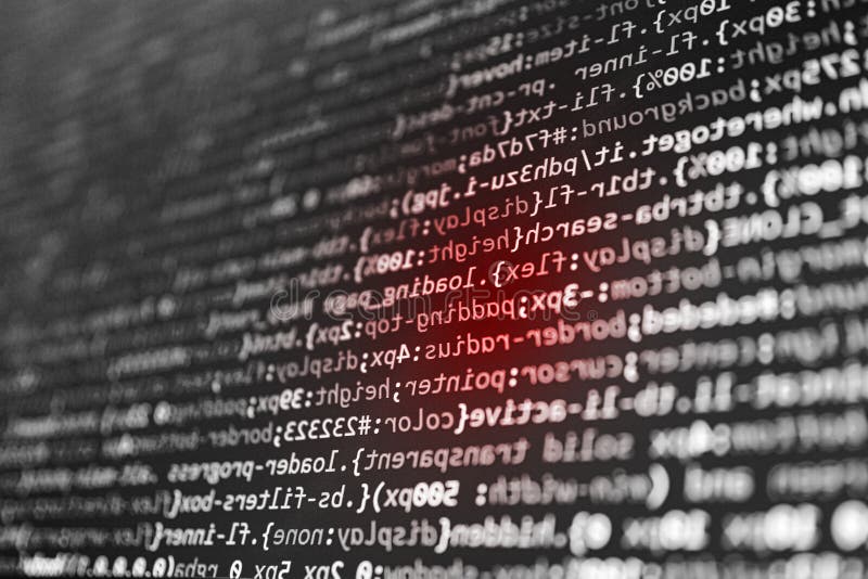 Modern Web Network and Internet Telecommunication Technology. Developer Working on Program Codes ...