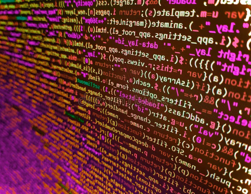 Modern Web Network and Internet Telecommunication Technology. Monitor ...