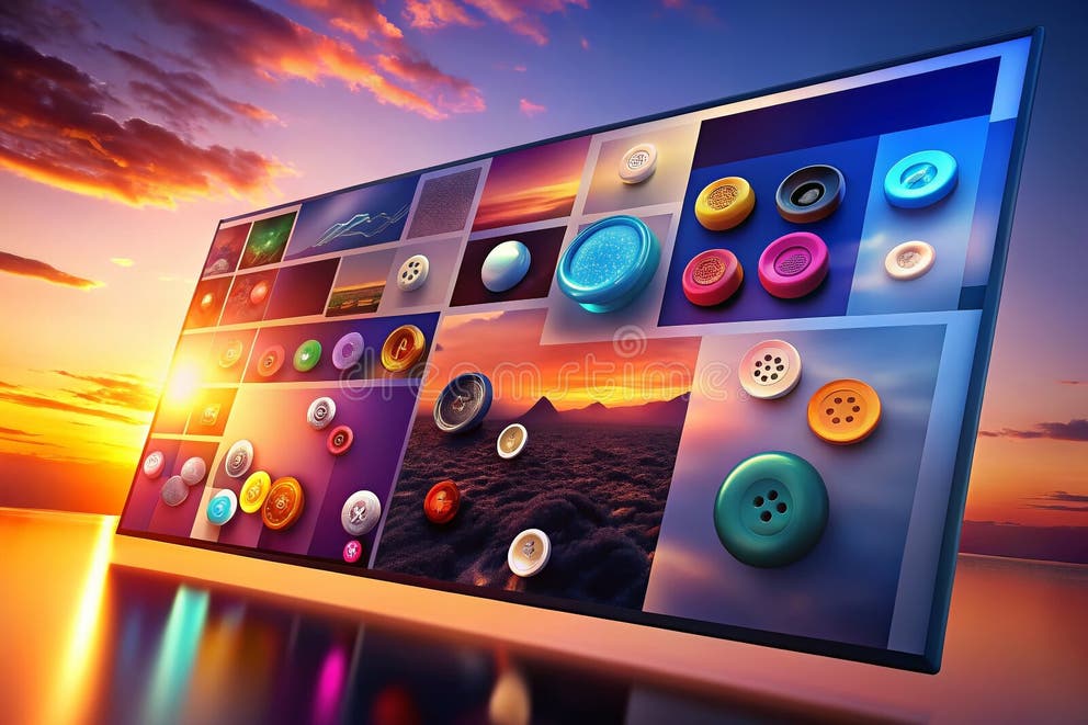 Modern Website Elements a Comprehensive Collection of Silhouettes for ...