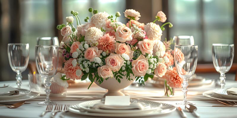 Modern Wedding Inspiration - Simple and Elegant Setup Stock ...