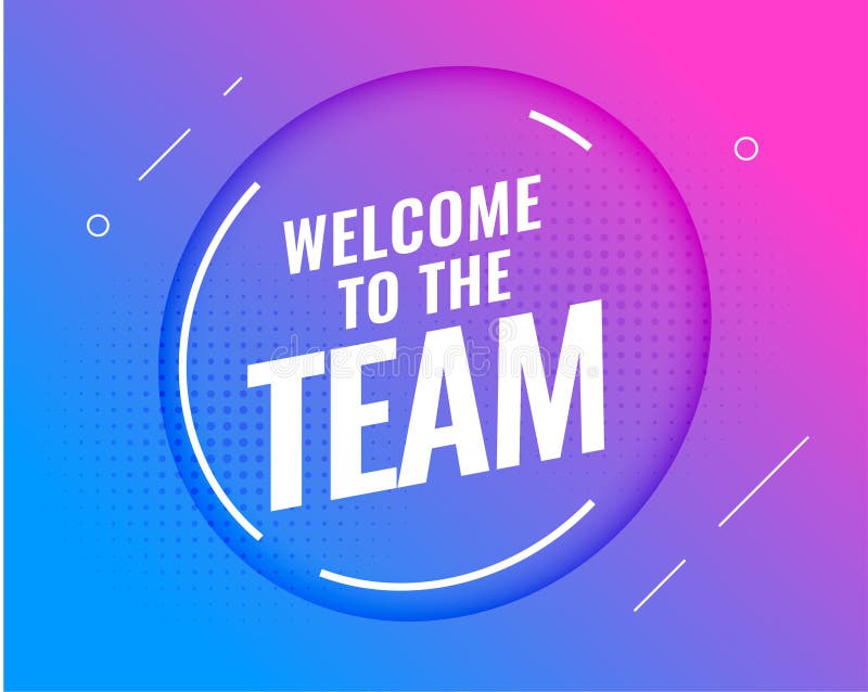 Modern Welcome Signboard Banner for Rejoining in Company Stock Vector ...