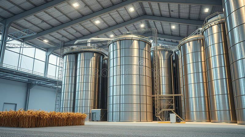 Modern Wheat Drying Complex and Grain Silo a LargeScale Efficient ...