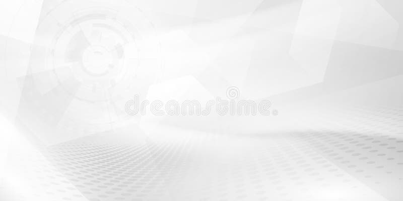 Modern White Abstract Technology Background Design Vector Illustration ...