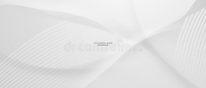 Modern White Abstract Technology Background Design Vector Illustration ...