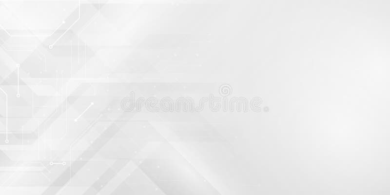 Modern White Abstract Technology Background Design Vector Illustration ...