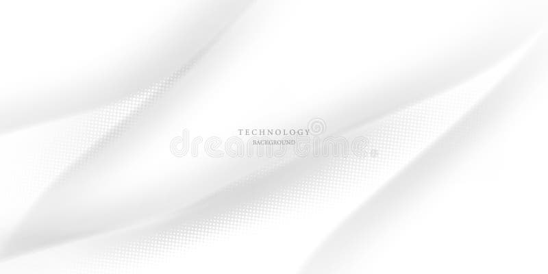 Modern White Abstract Technology Background Design Vector Illustration ...