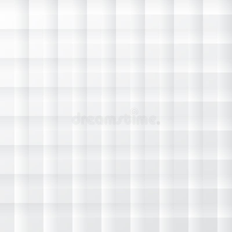 Modern White Background. White Square Geometric Paper Art Style ...