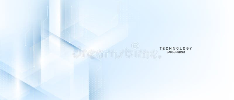 Modern White and Blue Abstract Technology Background Design Vector ...