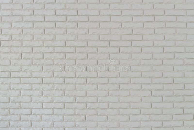 Modern White Brick Wall Texture for Background Stock Photo - Image of ...