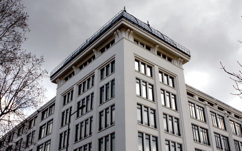 Modern white building stock photo. Image of modern, grey - 49883086