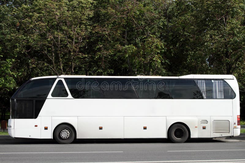 Modern white bus. stock photo. Image of tourism, design - 101303404