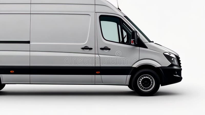 A Modern White Cargo Minibus Designed for Efficient Transportation ...