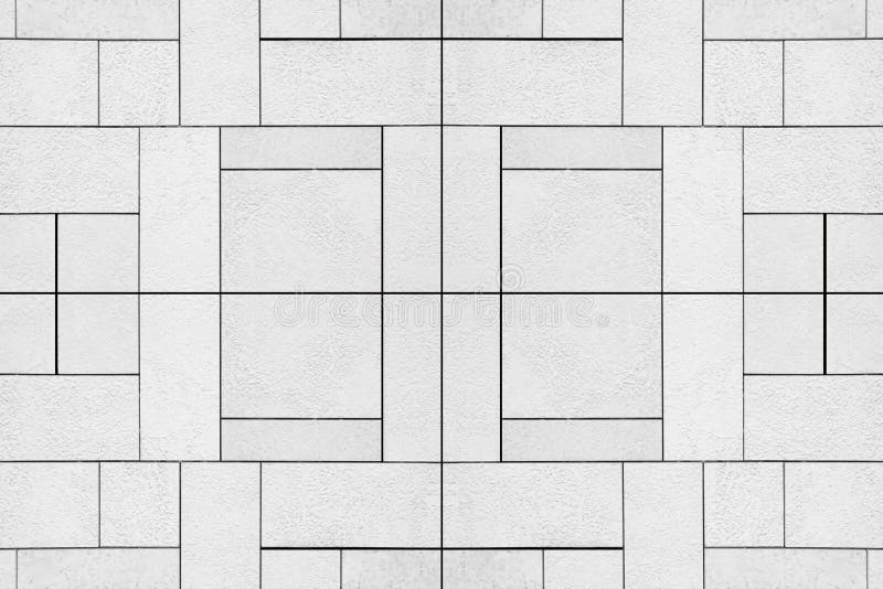 The Modern White Concrete Tile Wall Background Stock Image - Image of ...