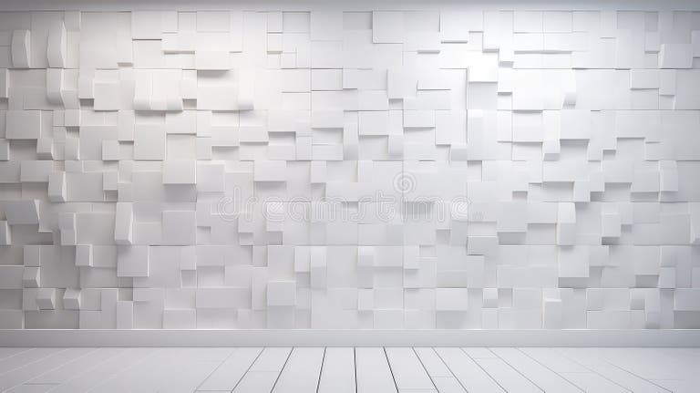 Modern white 3d pattern stock illustration. Illustration of rectangles ...