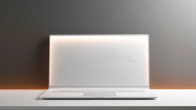 Modern White Digital Technology Stock Illustration - Illustration of ...