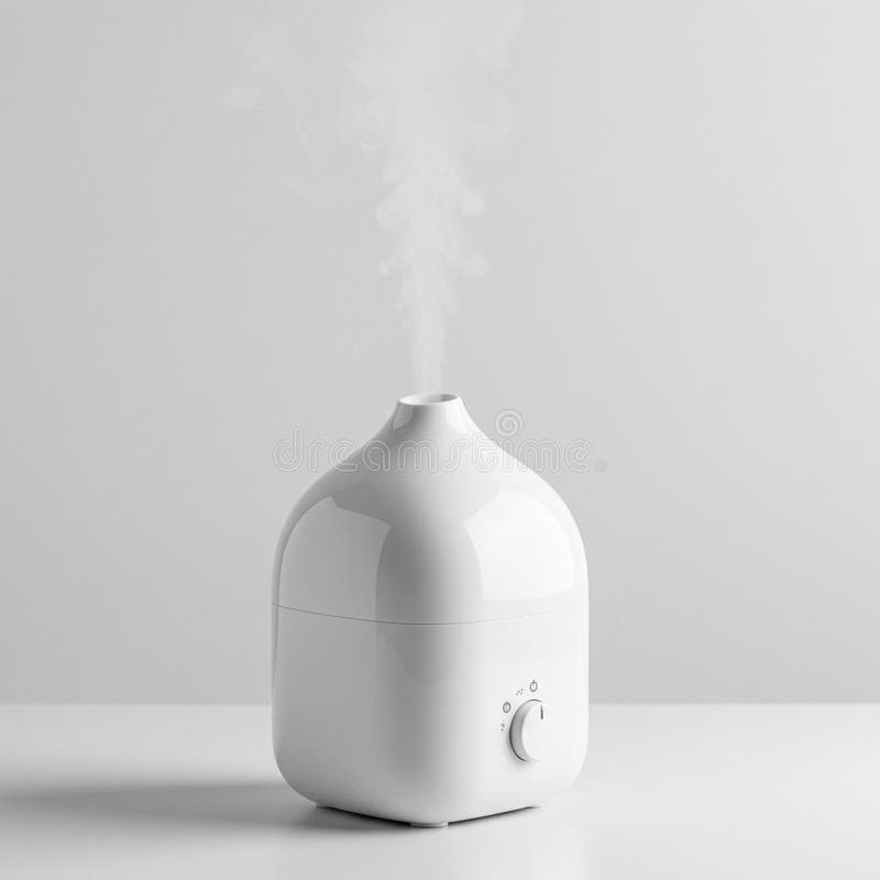 Modern White Essential Oil Diffuser Stock Illustration - Illustration ...