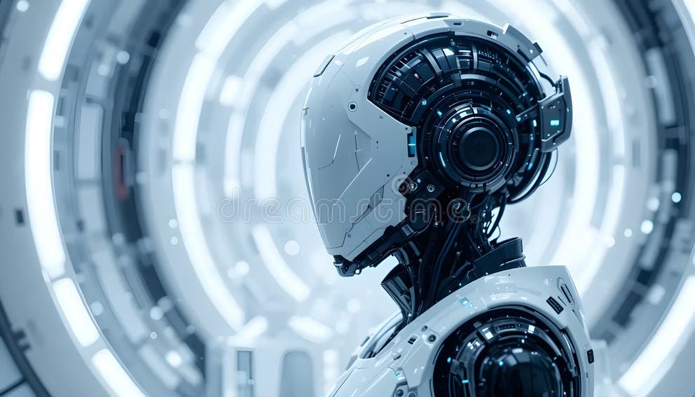 Modern White Futuristic Design Featuring Subtle 3D Elements and Sleek ...