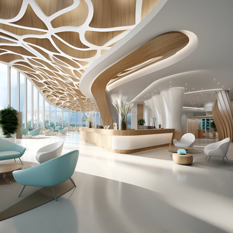 Modern White Futuristic Interior Architect, Ai Generative Stock ... Modern White Futuristic Interior Architect, Ai Generative Stock ...