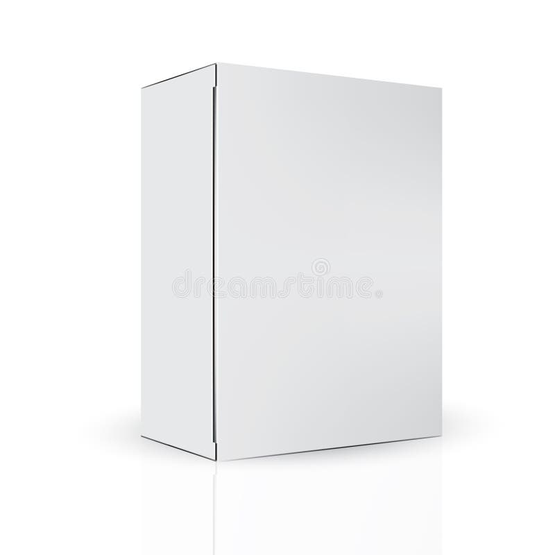 Modern White Gray with Detailed Side Part of Packaging Box Stock Vector ...
