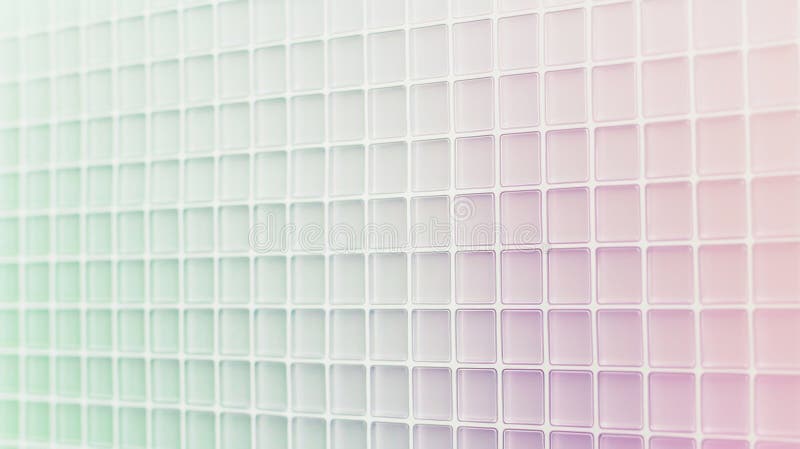 Modern White Grid on Colorful Pastel Background, Creating a Unique ...