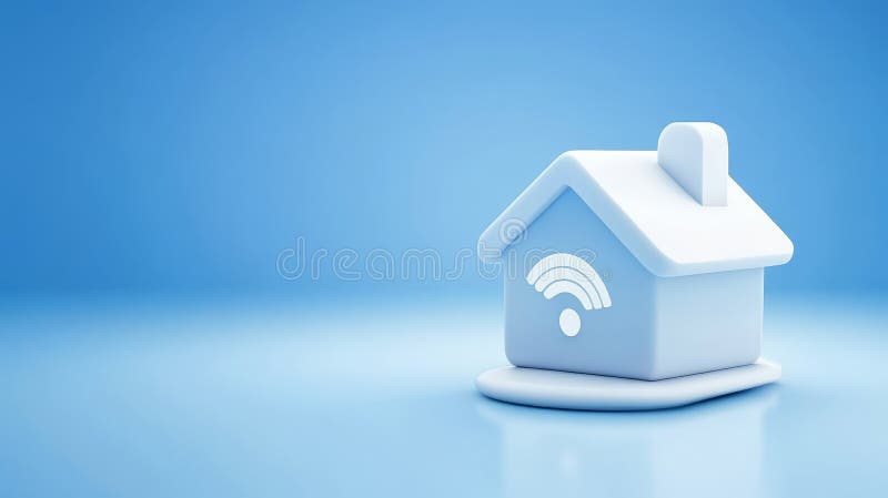 Modern White House with Highspeed Internet for Seamless Connectivity ...