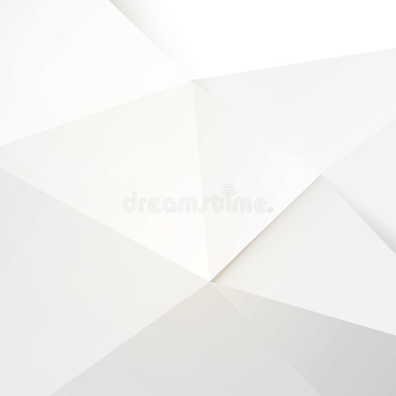 Modern White Polygon Background Stock Vector - Illustration of white ...