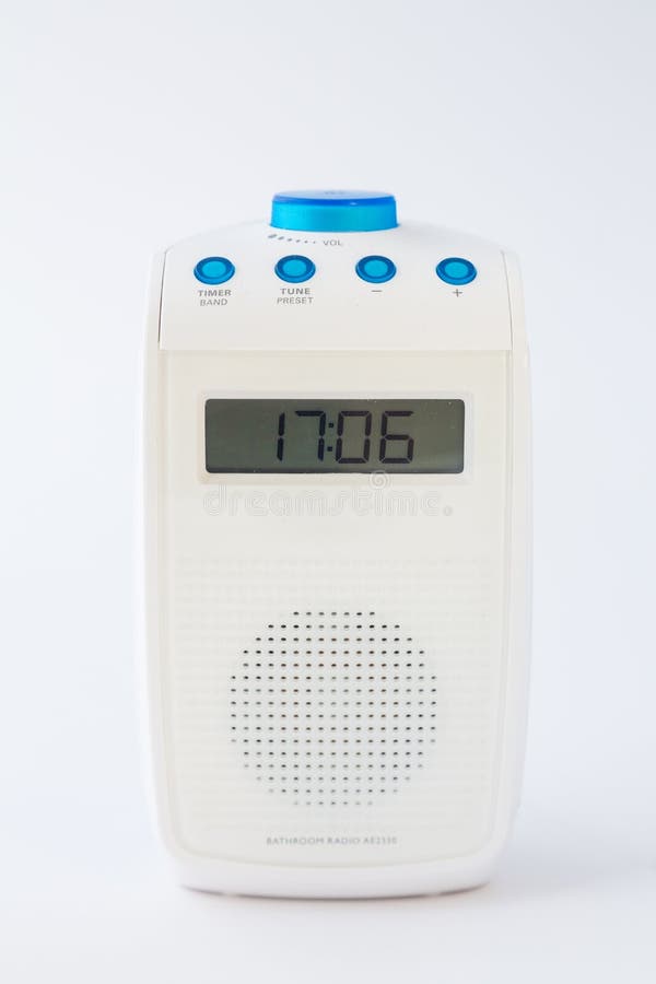 Modern White radio stock image. Image of entertainment - 32649525