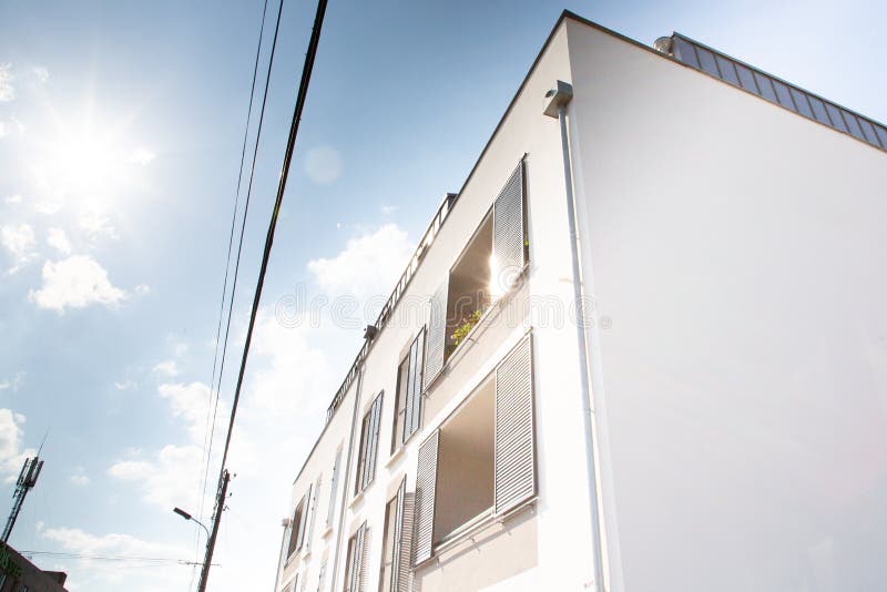 Exterior of Building Company Headquarters with a Warehouse Commercial ...