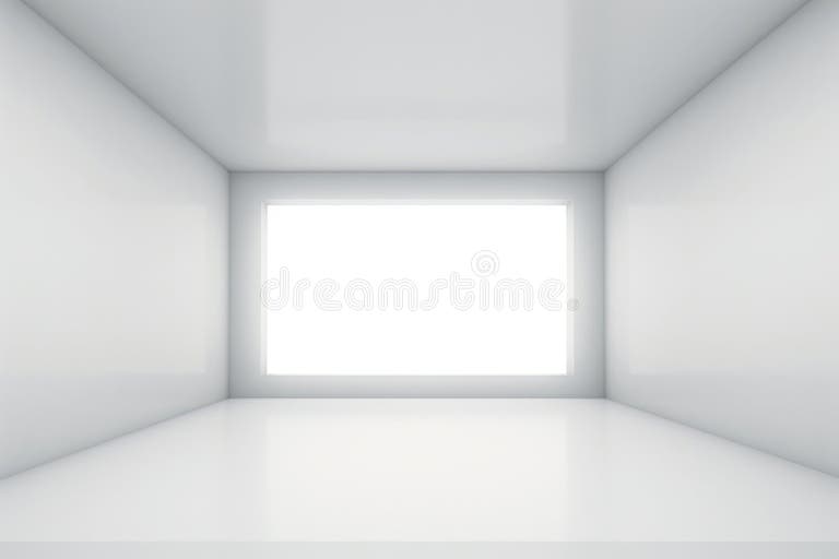 Modern White Space Gallery Template for Interior Design. Generative AI ...