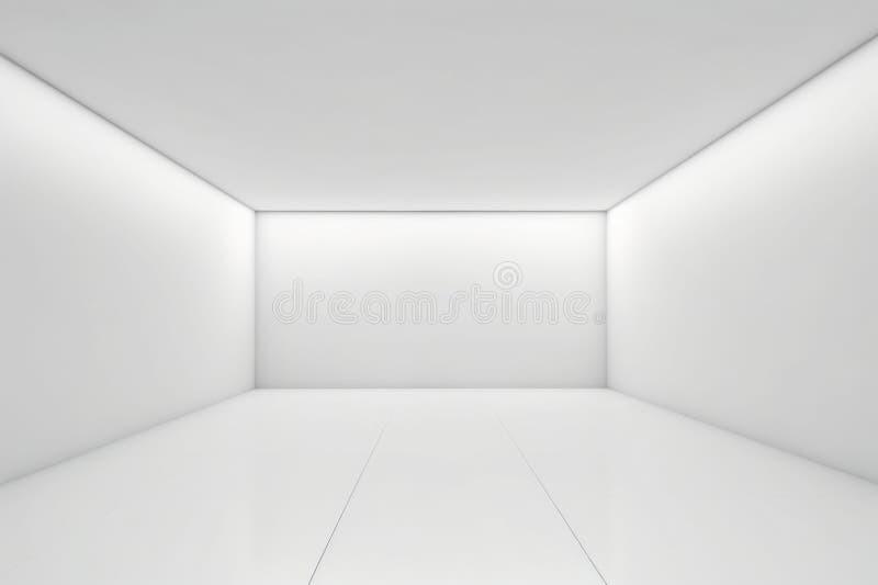 Modern White Space Gallery Template for Interior Design. Generative AI ...