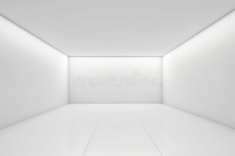 Modern White Space Gallery Template for Interior Design. Generative AI ...