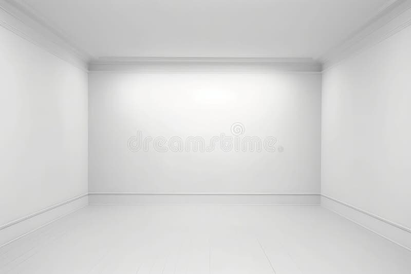 Modern White Space Gallery Template for Interior Design. Generative AI ...