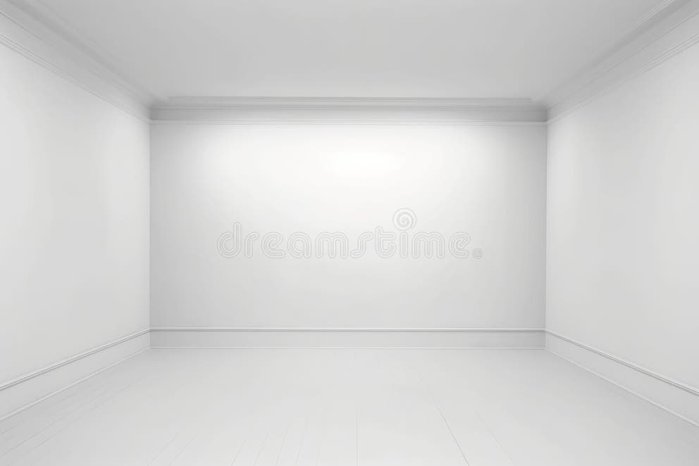 Modern White Space Gallery Template for Interior Design. Generative AI ...