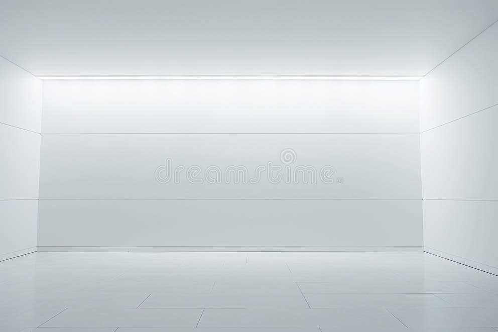Modern White Space Gallery Template for Interior Design. Generative AI ...