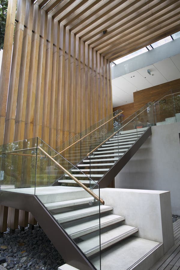 Lobby in a modern building stock photo. Image of hotel - 13481174