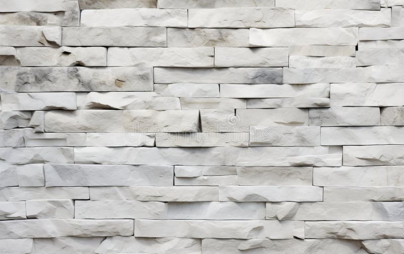 Modern White Stone Cladding, Architectural Wall Detail Stock Photo ...