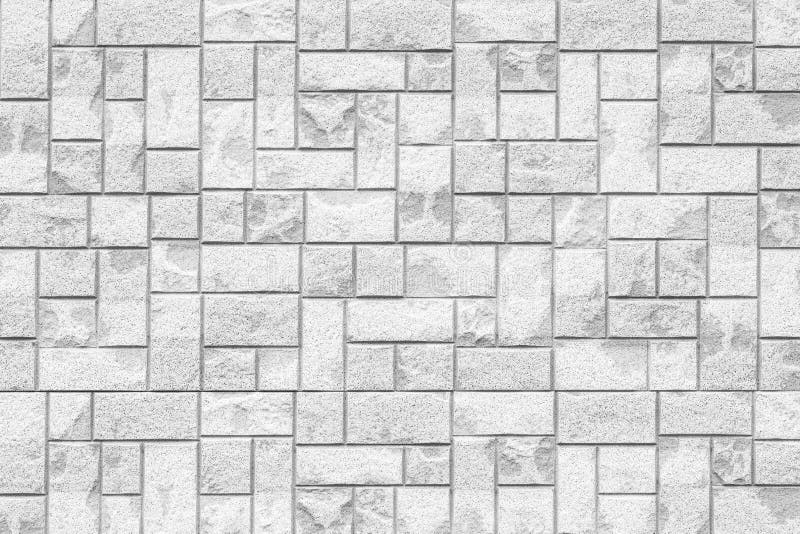 Modern White Stone Wall Pattern Stock Image - Image of backdrop ...