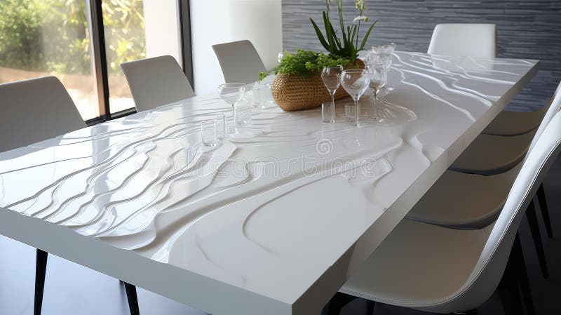 Modern white table texture stock illustration. Illustration of modern ...