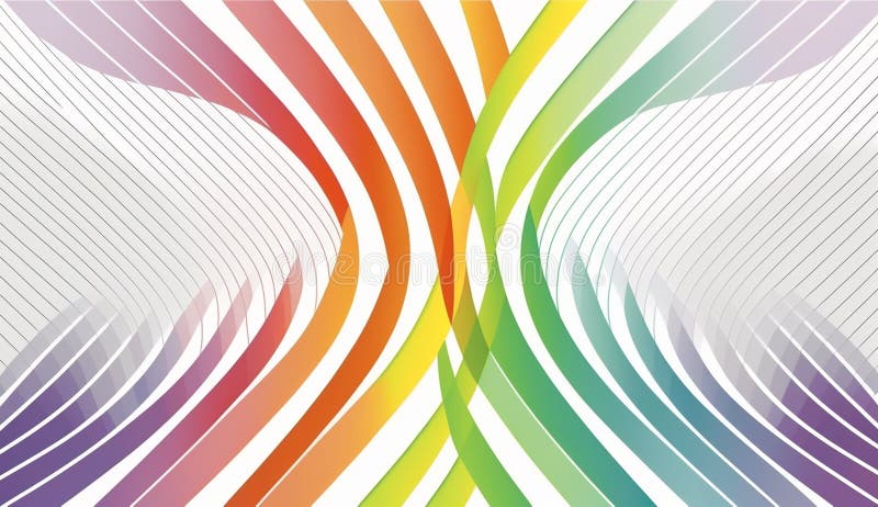 Modern White Title with Rainbow Pattern Best Wall Background Stock ...