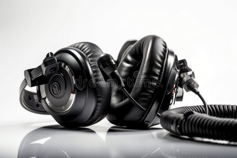 Modern White Wireless Head Phone on White Background, Created with ...