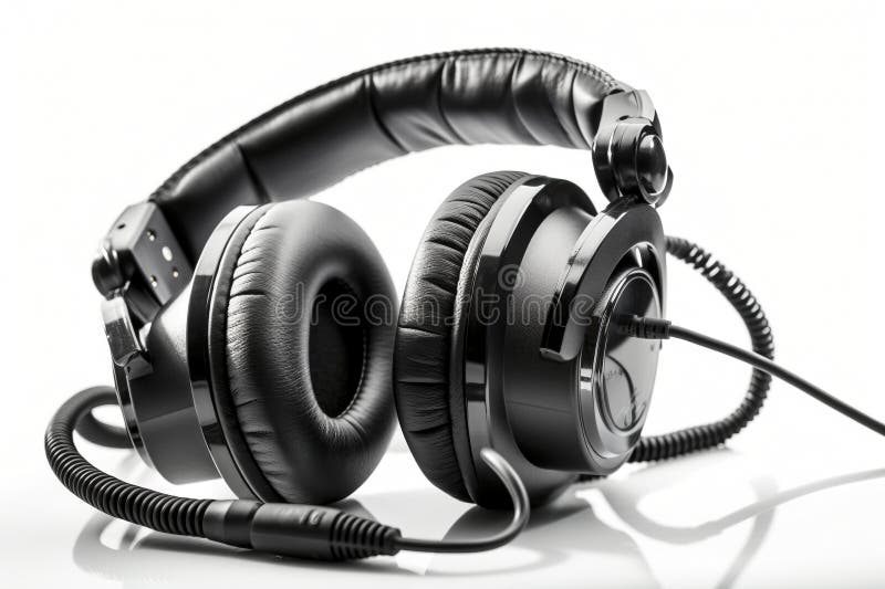 Modern White Wireless Head Phone on White Background, Created with ...