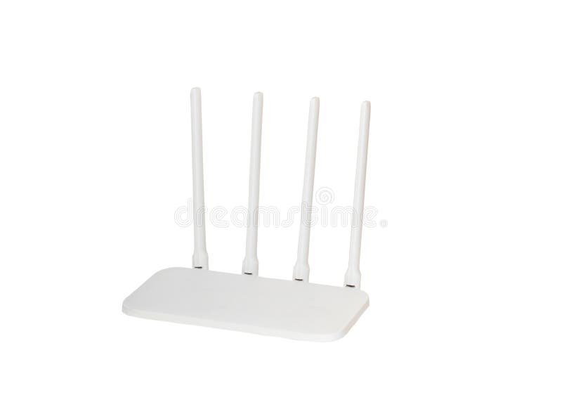 Modern Wifi Router with a Speedometer. Internet Speed Stock Image ...