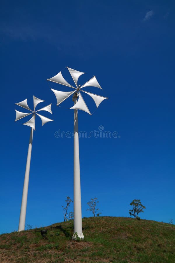 Modern wind turbine stock image. Image of beautiful, green - 14747505