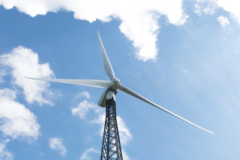 Modern Wind Turbine stock photo. Image of turbine, power - 99276330