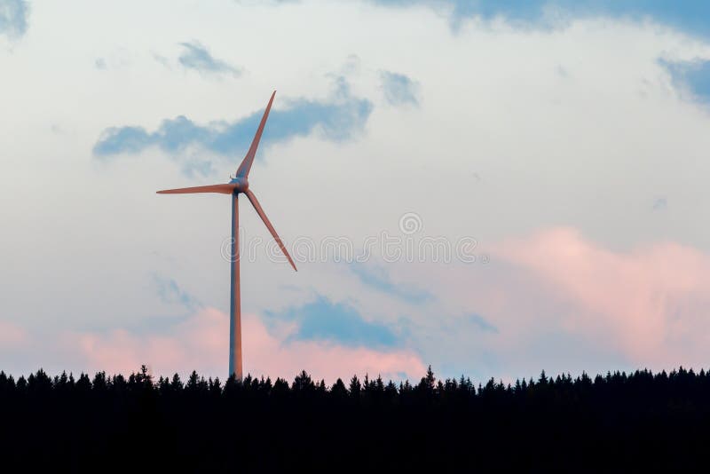 Modern Wind Turbine stock image. Image of technology - 99276543
