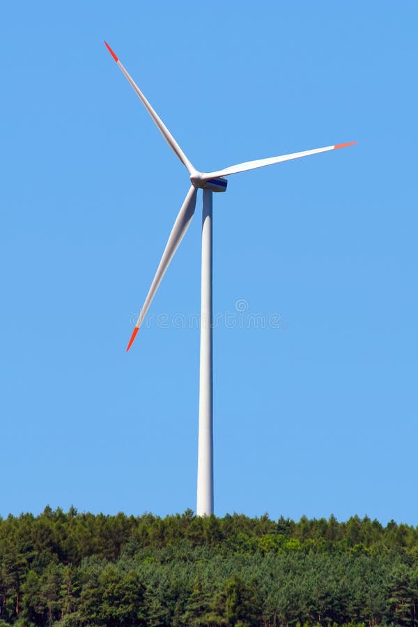 Modern windmill stock photo. Image of technology, alternative - 16956418