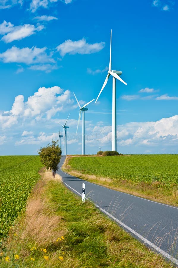 Modern windmills stock image. Image of alternative, technology - 27908843