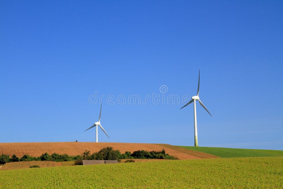Modern windmills stock photo. Image of industry, field - 41344856