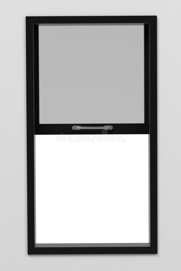 Modern window stock illustration. Illustration of rendering - 70607686
